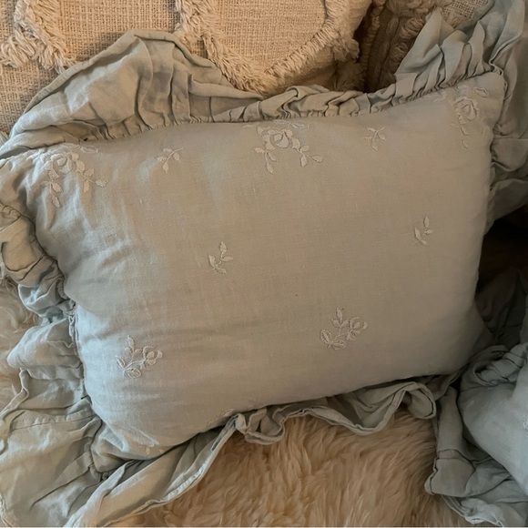 Bella Notte | Bedding | Pair Of Bella Notte Boudoir Pillows Linen ...